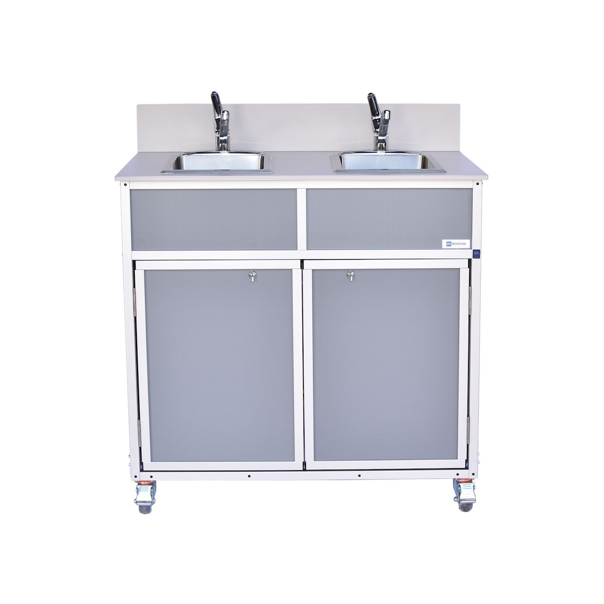 Self-Contained Two Bowl Portable Hand Washing Sink